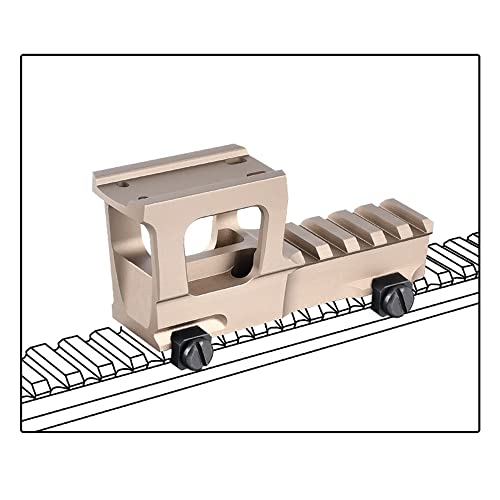 AWETHE NVG Kac High Riser Scope Mount 1913 G33 T1 T2 Scope A2 Mount Red ...