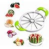 Amazon.com: Watermelon Cutter Stainless Steel Melon Fruit Cutting Tools ...
