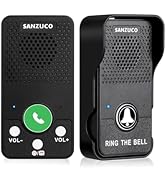 SANZUCO Doorbells, Hands Free Wireless Doorbell Intercom Upgrade ...