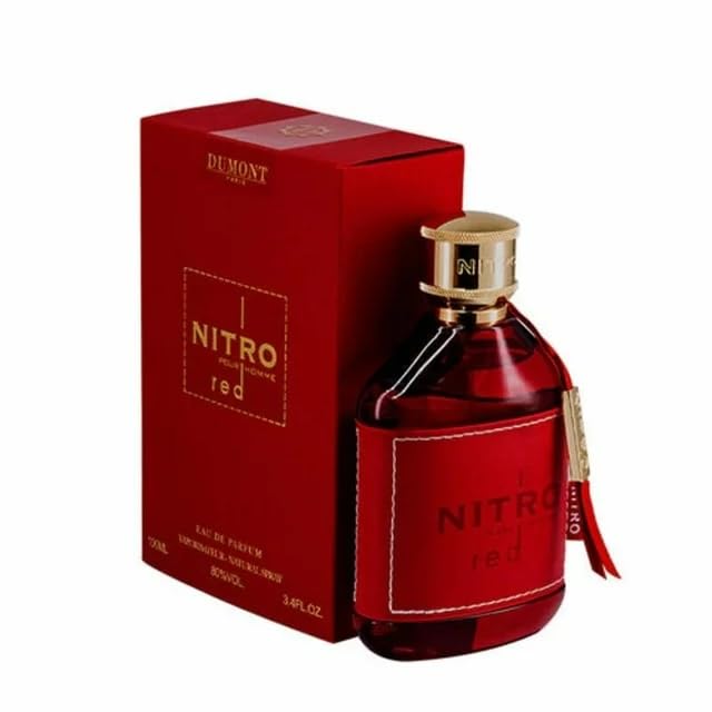 Amazon.com : Nitro Red EDP 100Ml 3.4Oz - Original Fragrance Made In ...
