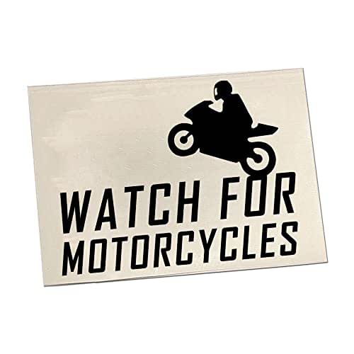 Amazon.com: Watch For Motorcycles Vinyl Decal Sticker | Sport Bike ...