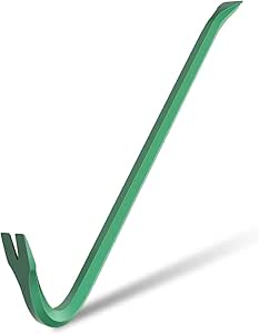 Monkey King Bar 18-Inch(460MM) Wrecking Bar, Heavy Duty Pry Bar Gooseneck for Demolition ...