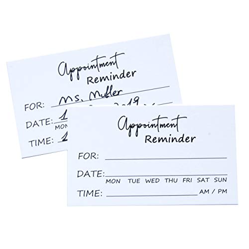 Snapklik.com : Appointment Reminder Cards Pack Of 100