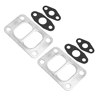Cryfokt Turbo Gasket Set High Performance Oil Inlet Outlet Gasket for ...