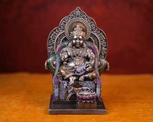 Buy Mridaya Lord Kuber 18 cm Bonded Bronze Statue - Kubera Murti, God ...