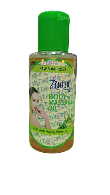Buy Zintol Body Massage Oil With Anti- Aging Formula- 100ml Online at ...