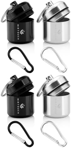 Amazon.com: Portable Keychain Pill Holder Case for Round Glucose ...