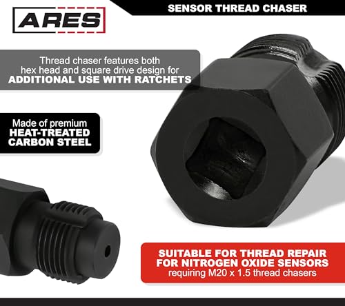 Snapklik.com : ARES 10106 M20 X 1.5 NOx Sensor Thread Chaser Tool ...