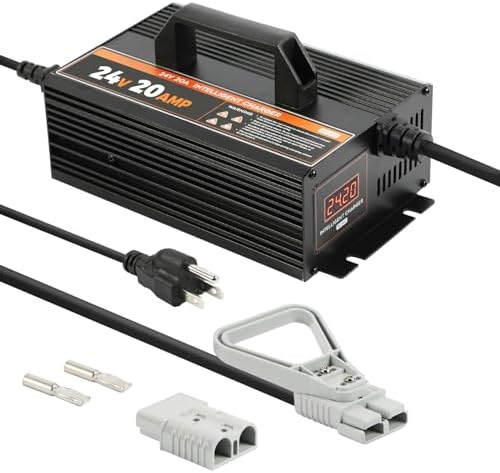 Amazon.com: 24V 20A Forklift Battery Charger, 24 Volt Forklift Charger ...