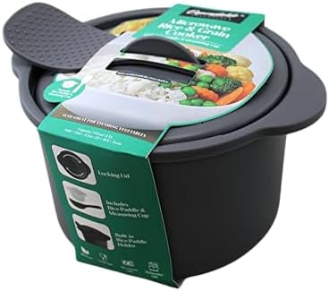 Amazon.com: Home-X Microwave Rice Cooker - Rice Steamer Cooker with ...