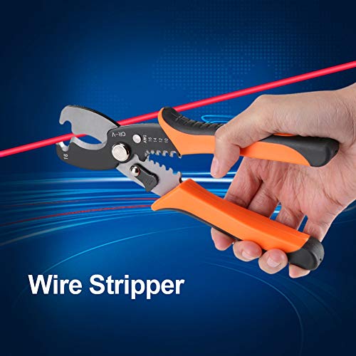 Wire Strippers, Professional Wire Cable Stripper Cutter, Stripping ...