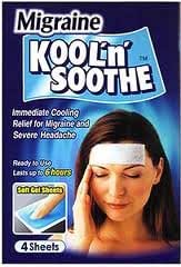 Kool 'N' Soothe Migraine x4 Gel Sheets : Amazon.co.uk: Health ...