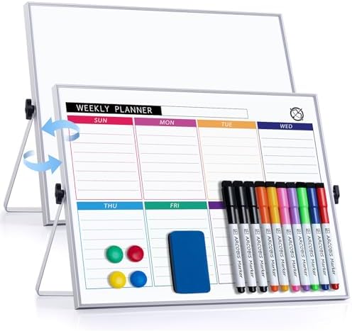 Klein Whiteboard Weekly Planner Magnetic– 40 x 30 cm Wochenplaner ...