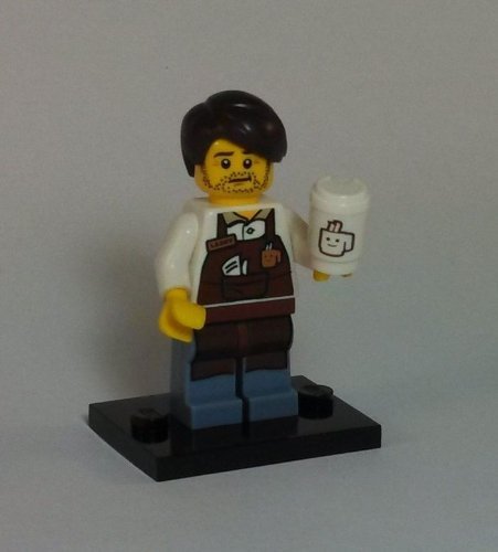 LEGO The Movie - Series 12 Mini-Figures - Larry The Barista Figure ...