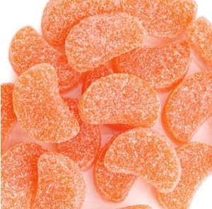 Amazon.com : SweetGlob Gummy Fruit Slices Chewy Candy (Orange Slices, 1 ...