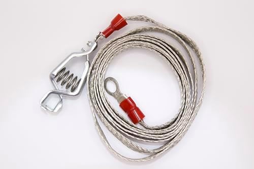 Amazon.com: 6 ft. Copper Braided Ground Strap with Clamp : Electronics