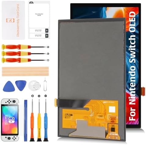 Amazon.com: Olivechard for Nintendo Switch OLED 2021 OEM LCD Screen ...