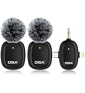 Amazon.com: OSA 3 in 1 Wireless Lavalier Microphone for iPhone Camera ...