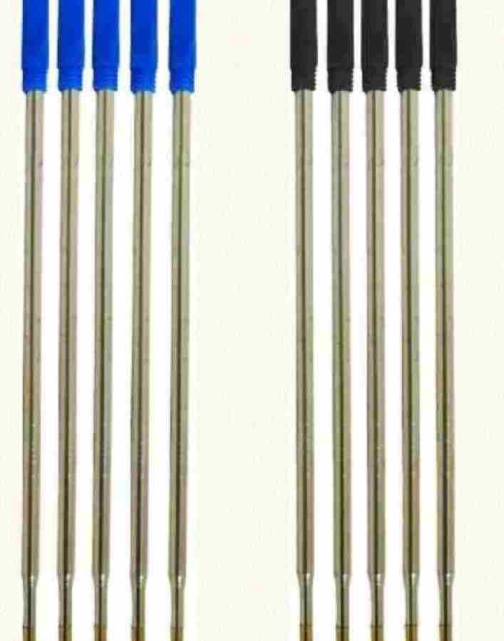 Screw/Thread Type Refill Blue 5+ Black 5,(Pack of 10),0.6 mm fine Point ...