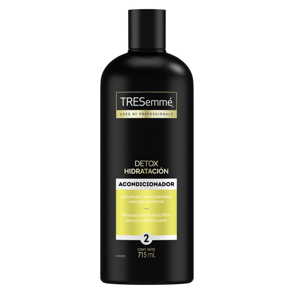 Acondicionador TRESemmé Detox Hidratación 715 ml : Amazon.com.mx: Belleza