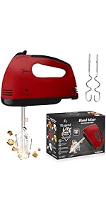 Amazon.com: TechnoLegend Hand Mixer Electric Handheld – 7 Speed Ultra ...