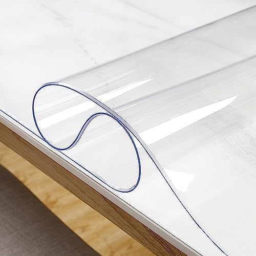 AirTech-UK PVC Table Protector Table Cover/Protector Transparent 2mm ...