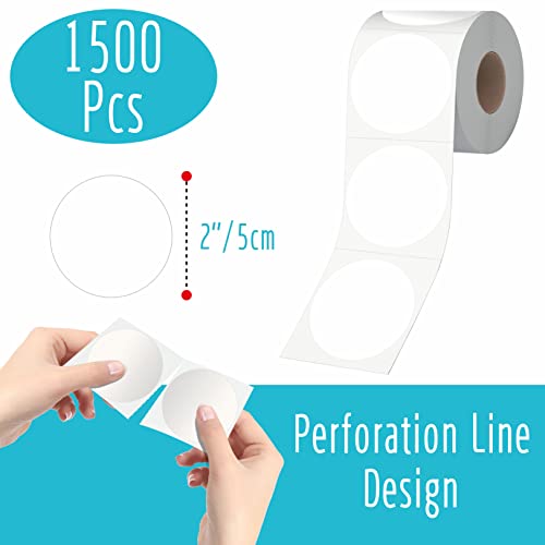 Snapklik.com : 1500 PCS Round Clear Seal Stickers, Transparent Envelope ...
