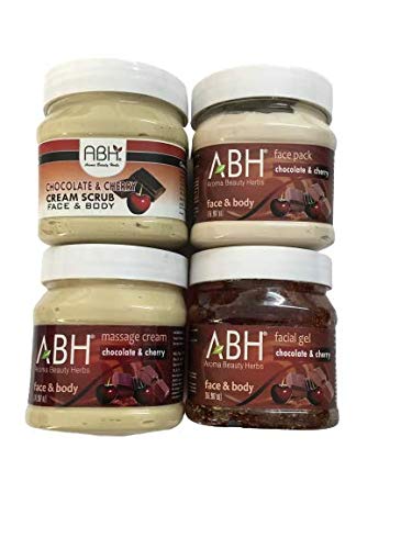 ABH Professional Chocolate & Cherry Facial Kit JUMBO Cream+Face Pack ...