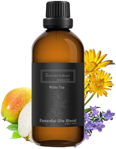 Amazon.com: Homnas White Tea Essential Oil 100ML, Hotel Collection 100% ...