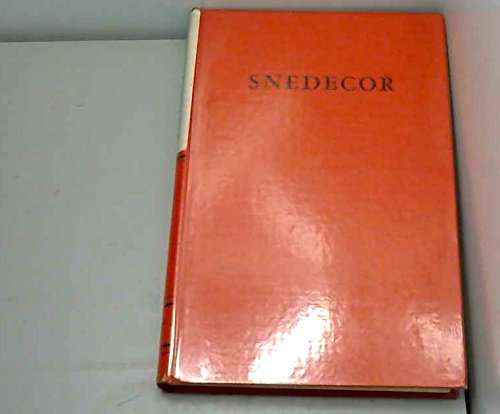 Statistical Papers in Honor of George W. Snedecor.: Iowa State ...