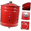 Amazon.com : DOITOOL Small Burning Bucket Incinerator Barrel with Lid ...