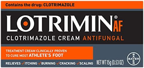 Amazon.com: Lotrimin AF Cream for Athlete's Foot, Clotrimazole 1% ...