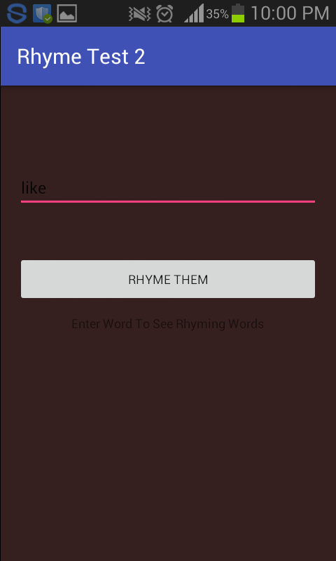 Rhyme Test 2:Amazon.com:Appstore for Android