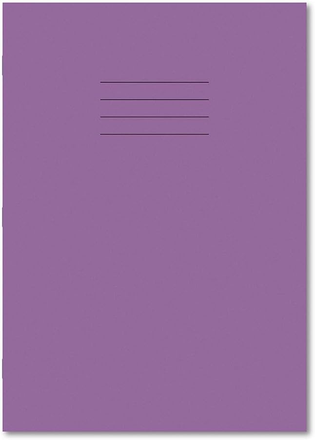 SCHOOL EXERCISE BOOKS 8mm LINES A5 48 Page 165 x 203mm"10 Pack ...