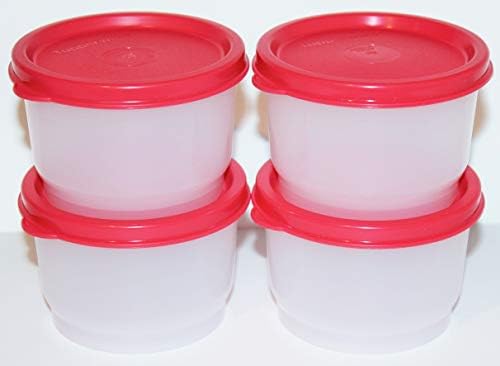 Amazon.com - Tupperware Lunch Container Snack Cup Set of 4 Containers ...