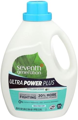 Amazon.com: Seventh Generation Ultra Power Plus Laundry Detergent - 95 ...