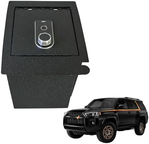 Amazon.com: Center Console Gun Safe Security Vault Storage Box ...