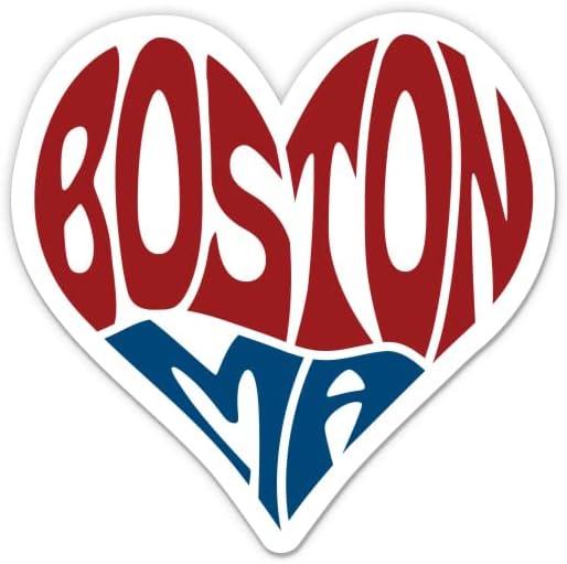 Amazon.com: Boston Massachusetts Stickers - 2 Pack - Waterproof Vinyl ...