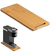 Amazon.com: ANBOXIT Bamboo Appliance Slider, Sliding Tray for Coffee ...