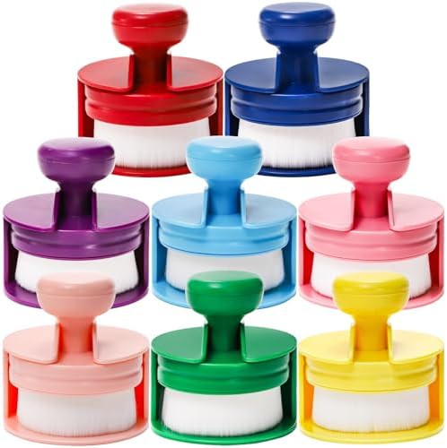 Amazon.com: YOUEON 8 Color Flat Top Ink Blending Brushes, Craft Blender ...