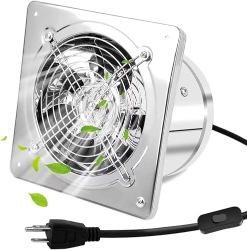 Amazon.com: HG Power 8 Inch Kitchen Exhaust Fan, 576CFM Metal Bathroom ...