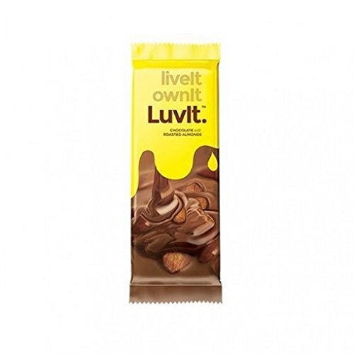 LuvIt Chocolate with Roasted Almonds, 38g : Amazon.in: Grocery ...
