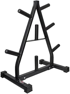 Amazon.com : York Barbell Olympic 2" A-Frame Weight Plate Tree : Sports ...