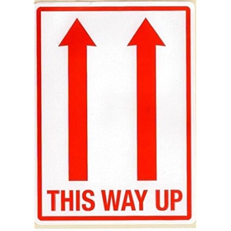 Pack of 'This Way Up/Large Fragile - Please Handle with Care' Packing ...