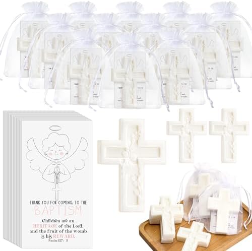 Amazon.com: Swiffen Paquete de 50 recuerdos de bautizo para invitados ...
