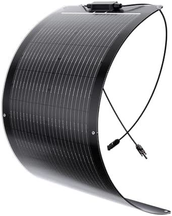 Amazon.com : 100 Watt Flexible Solar Panel with Shade Stopper ...