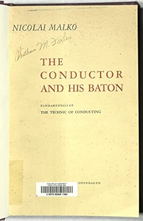 The Conductor and His Baton: Malko, Nicolai: Amazon.com: Books