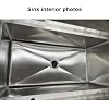 Large Freestanding Stainless Steel Laundry Tub, 1 Compartment Single ...