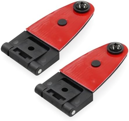 QGHAUC 2 All Glass Rear Door Hinges with Hardware, 1 Pair Liftgate ...