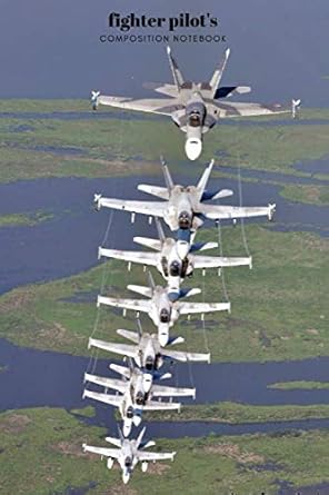 Amazon.com: fighter pilot's composition notebook: fighter jet pilot ...